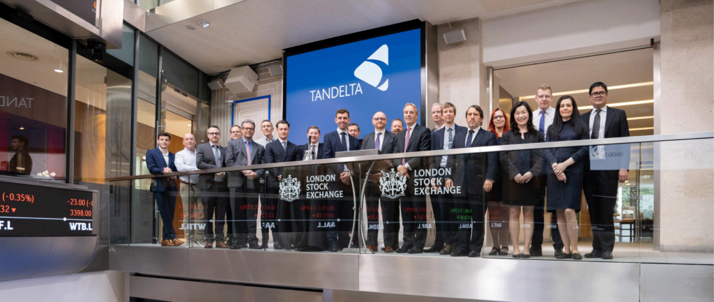 Tan Delta Systems float on AIM Perivan