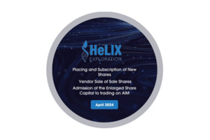 Helix Exploration float on AIM - Perivan
