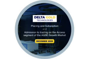 Delta Gold Technologies float in the AQSE Growth Market - Perivan